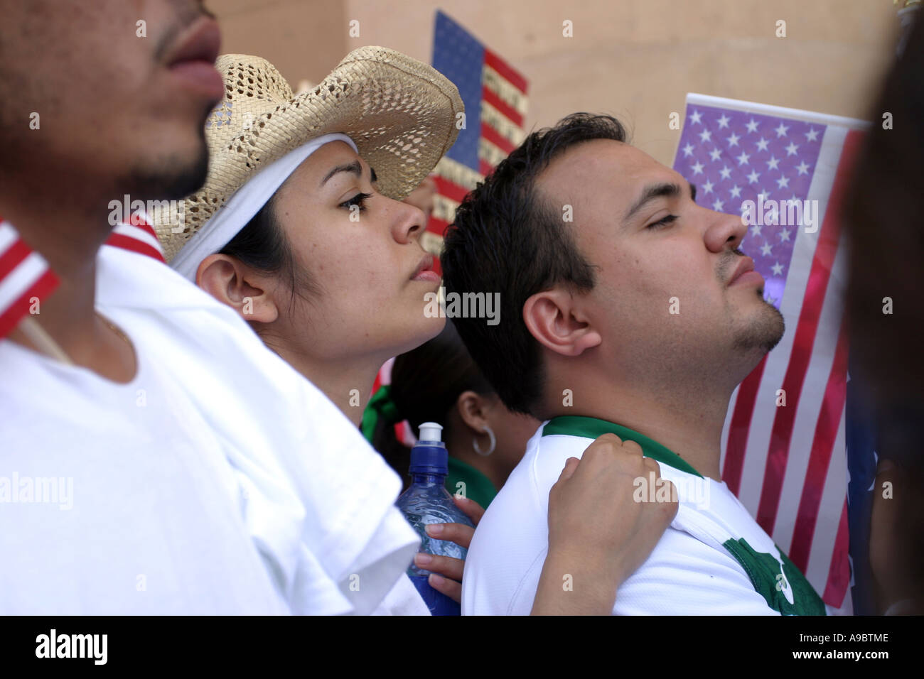 Immigration rally, Dallas, Texas, USA Stock Photo - Alamy