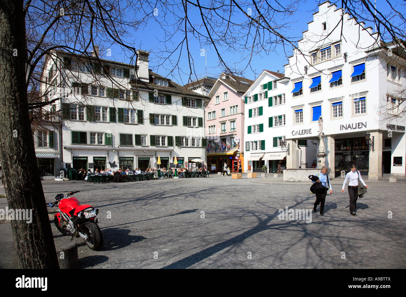 Hechtplatz in Zurich Stock Photo - Alamy