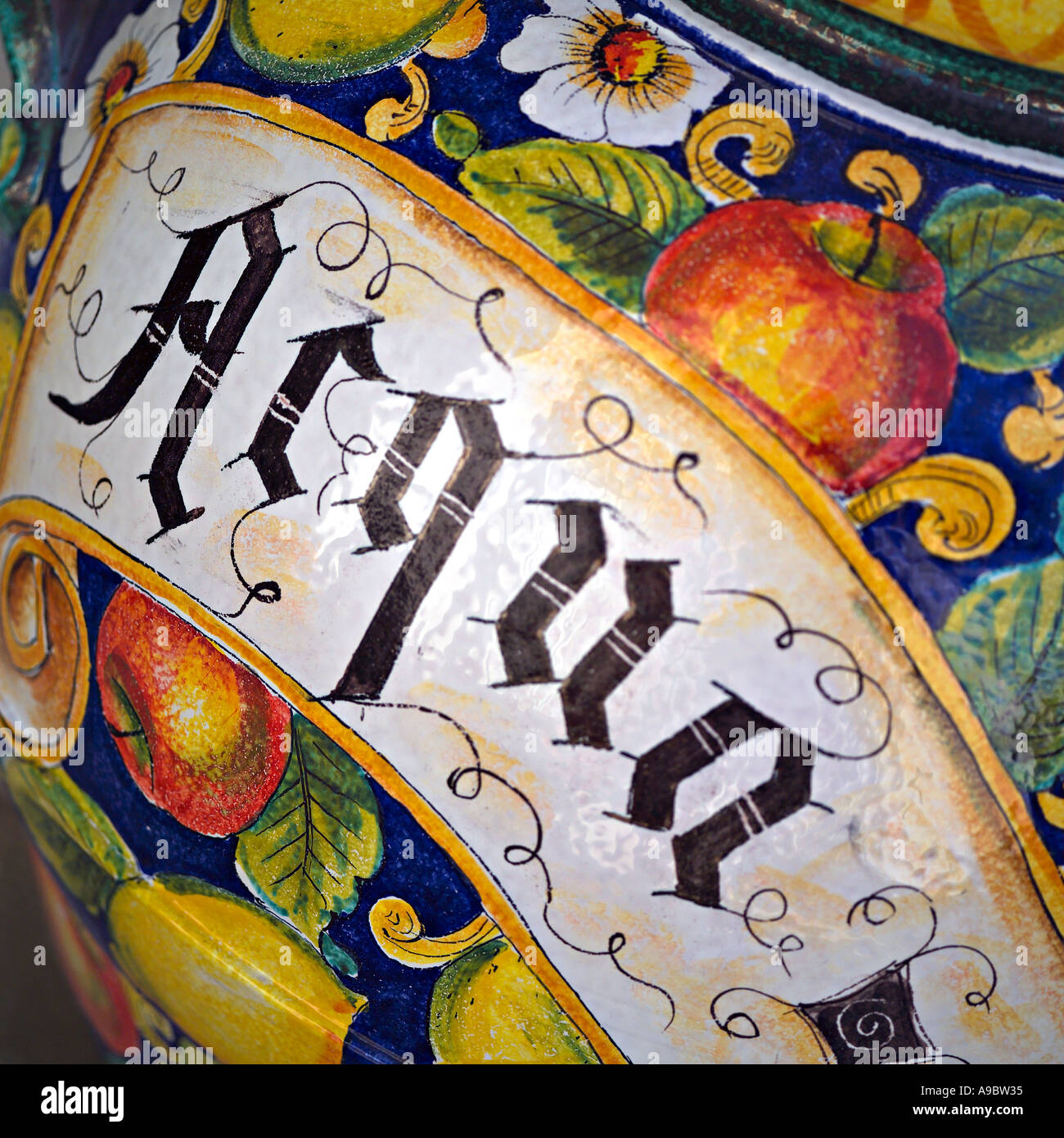 Amalfi Coast Traditional Italian Ceramic Design Stock Photo - Alamy