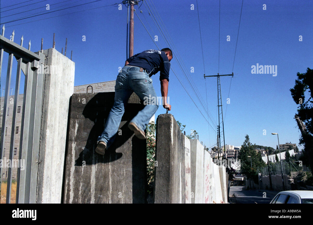 Abu Dis a suburb of East Jerusalem, next to the Mount of Olives ...