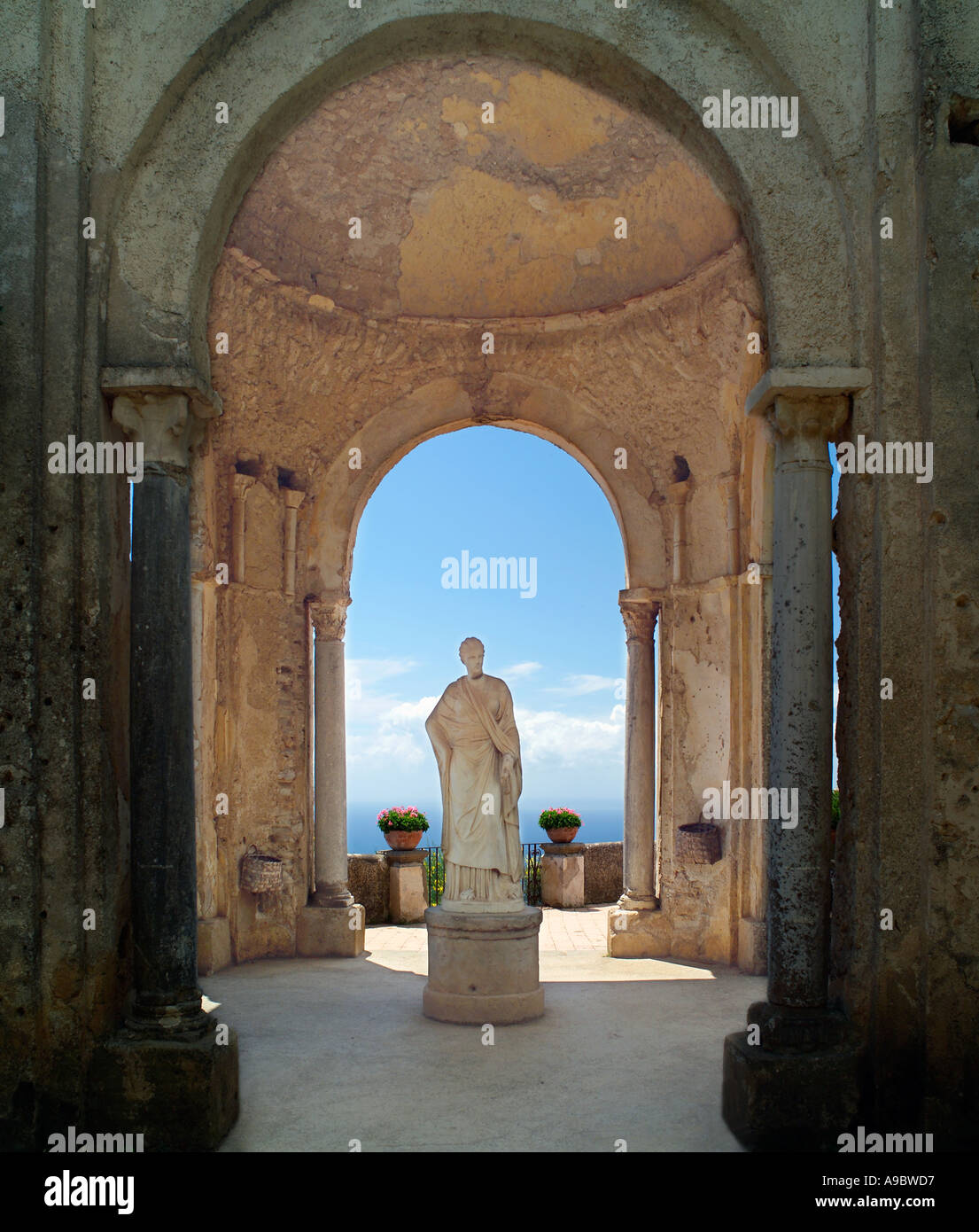 The Villa Cimbrone Ravello Stock Photo - Alamy