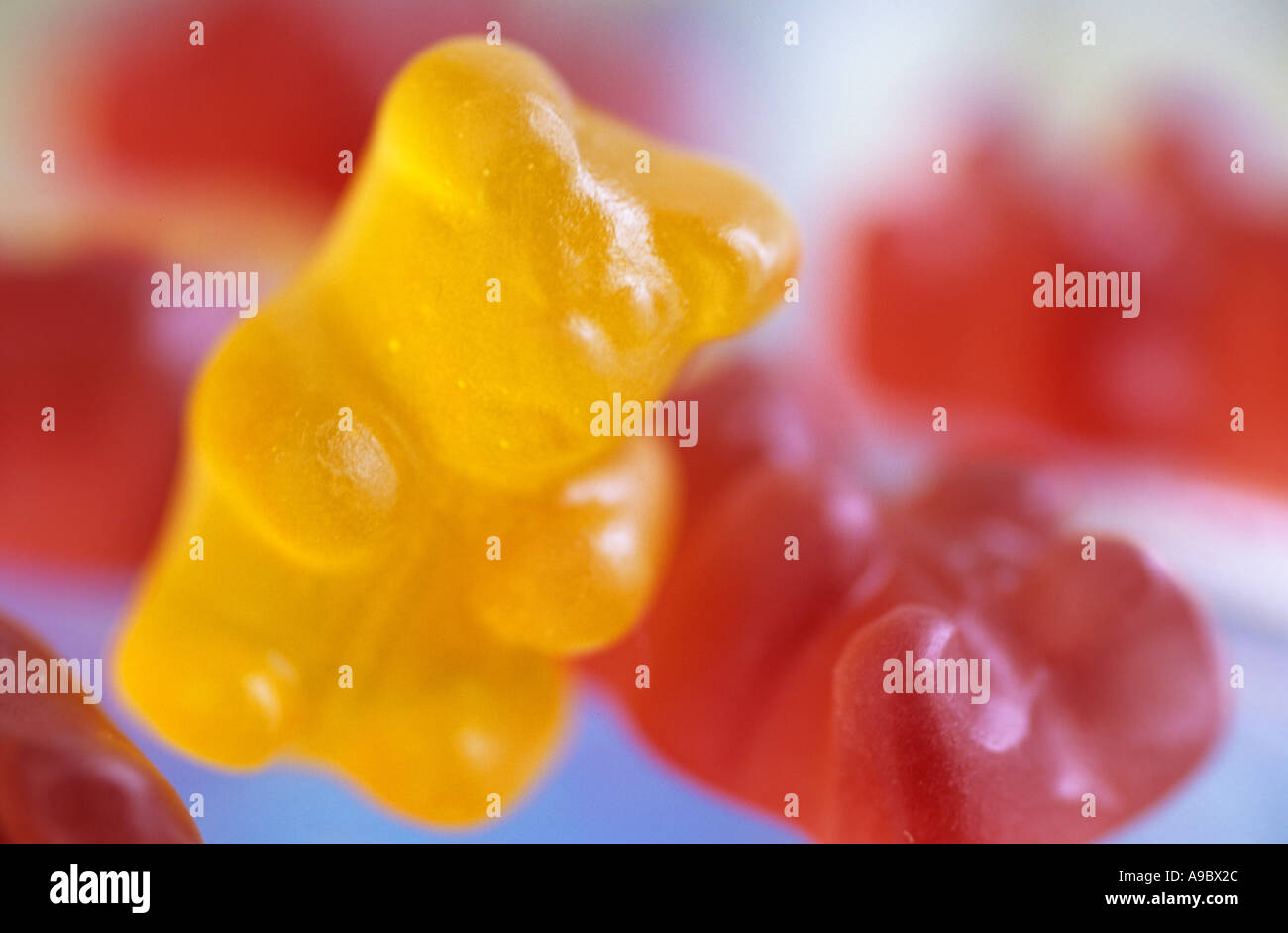 Jellybabies, traditional German sweety, extreme close-up Stock Photo ...