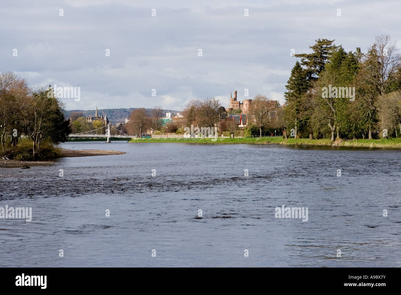 Ness Islands and River Ness, Inverness Stock Photo - Alamy