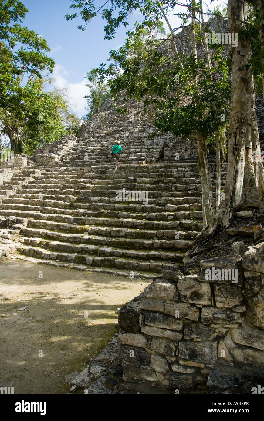 Coba church - Yucatan - Mexico Stock Photo - Alamy