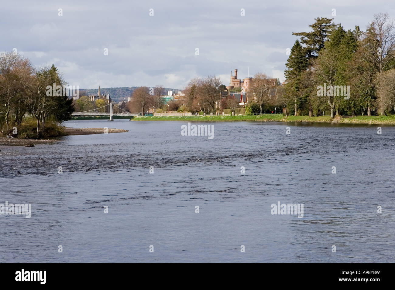 Ness Islands and River Ness, Inverness Stock Photo - Alamy