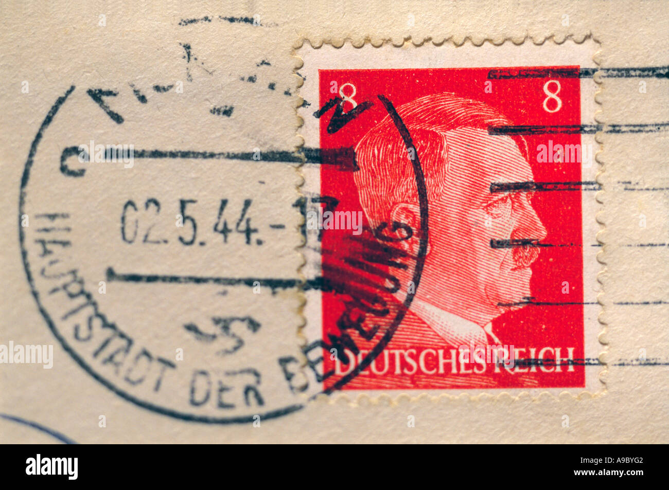 Stamp of the leader of the third empire of Germany Adolf Hitler Stock ...