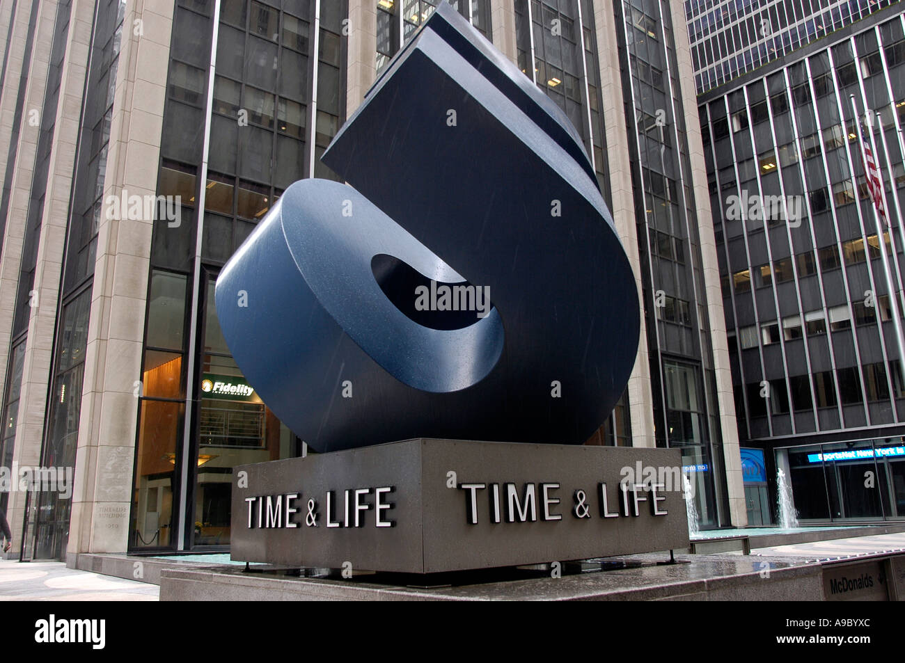 The Time Life Building on Sixth Avenue in NYC Stock Photo - Alamy