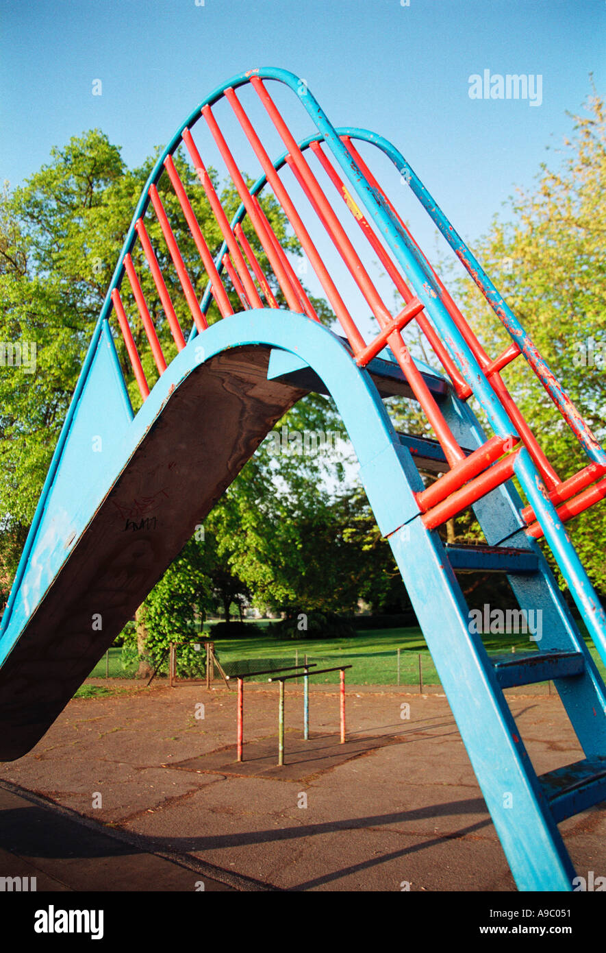 Park Slide England UK Stock Photo - Alamy