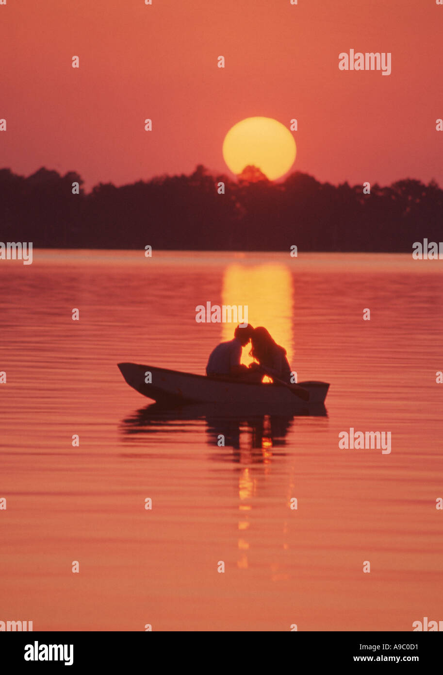 Girl Falling Out Of Rowboat