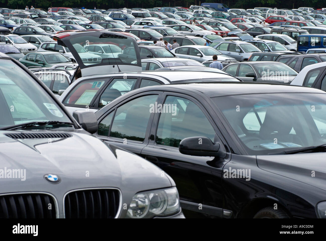 Car Park or Car Lot Stock Photo - Alamy