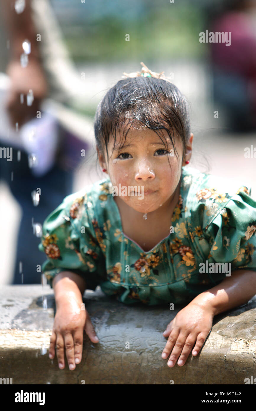 Mayan girl looking at camera hi-res stock photography and images - Alamy