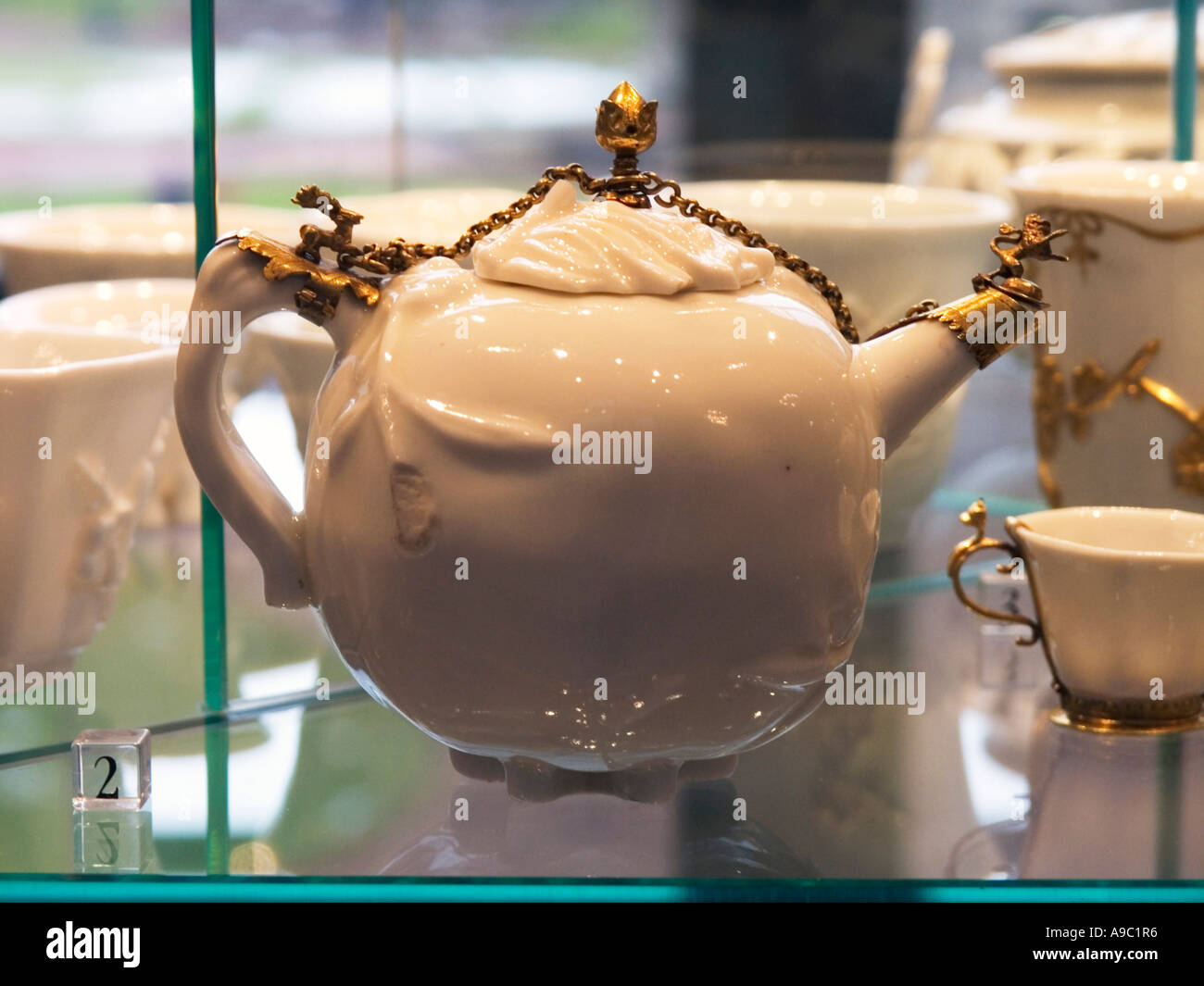 Nostalgic ceramic teapot antique Germany Stock Photo - Alamy