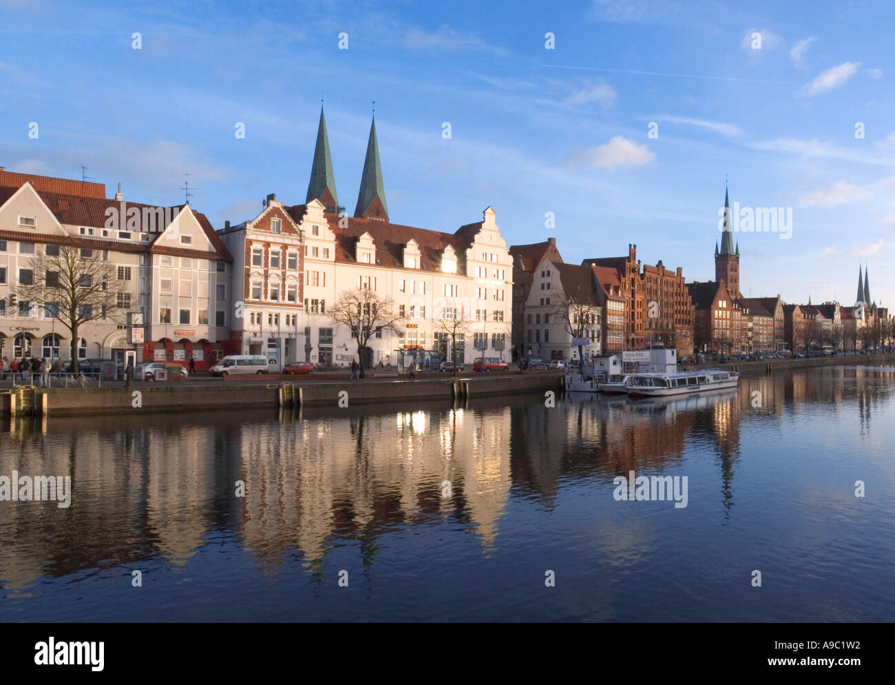 Hansastadt Lübeck Schleswig Holstein harbour Germany Stock Photo - Alamy