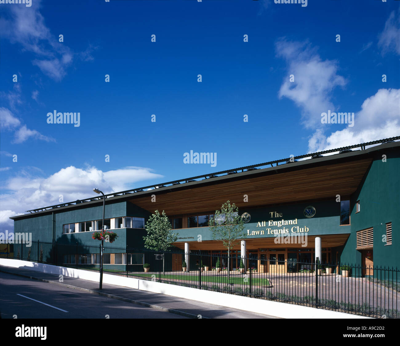 Millennium building at the All England Lawn Tennis Club, Wimbledon ...