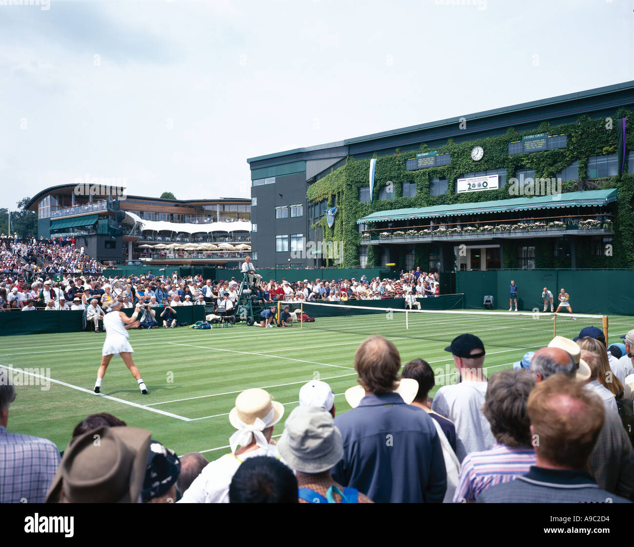 Millenium building at the All England Lawn Tennis Club Wimbledon London ...
