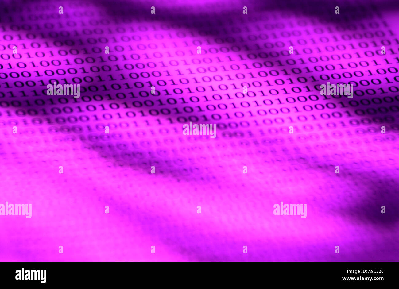 Horizontal color concept image of binary code Stock Photo - Alamy