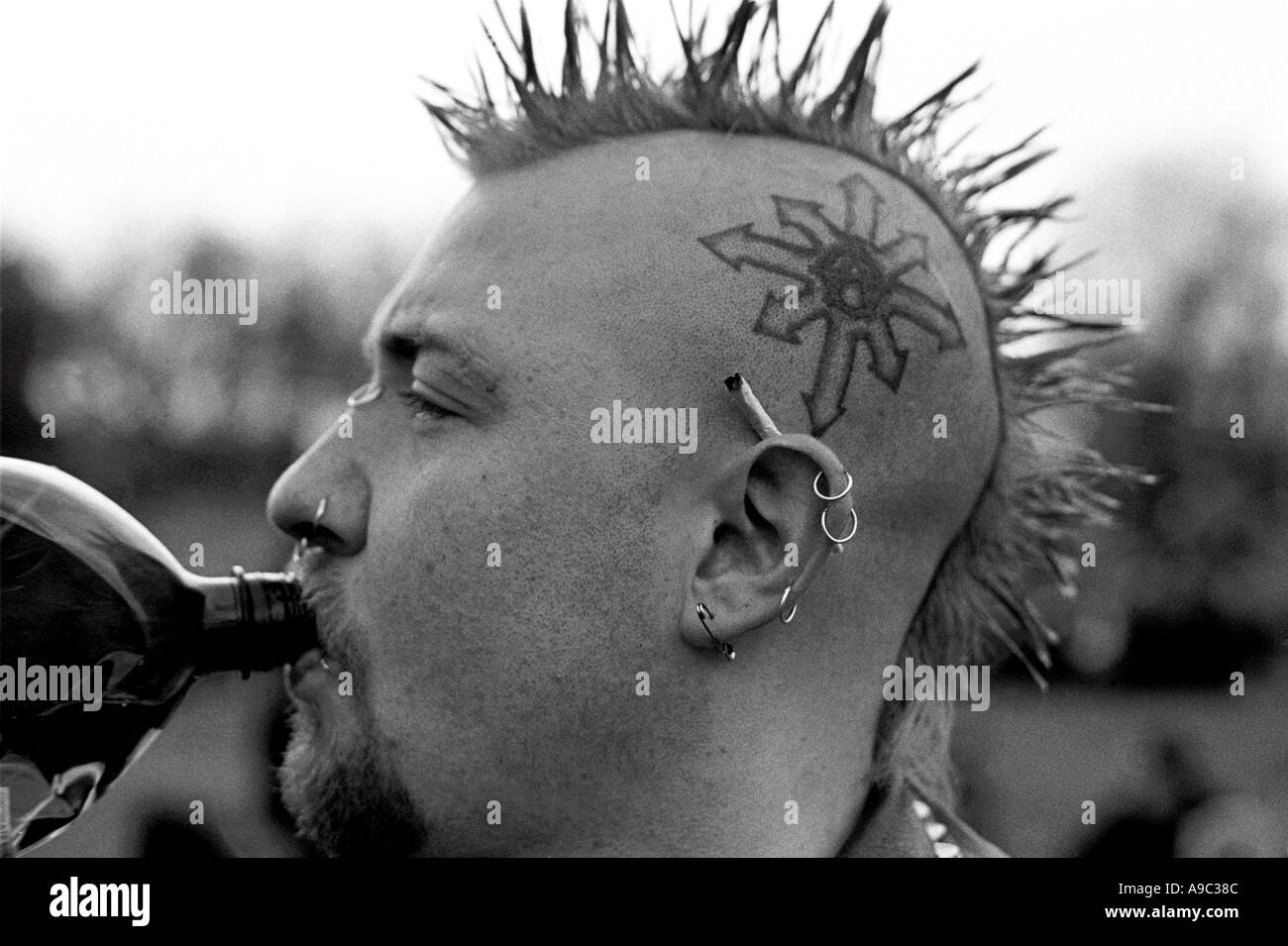 Punk profile hi-res stock photography and images - Alamy
