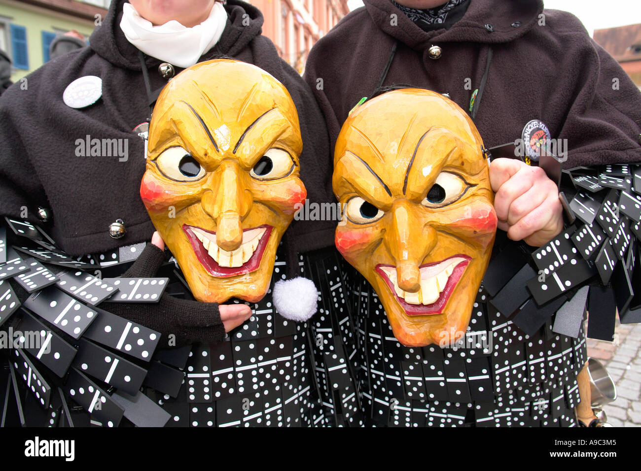 Devil Carneval parade in Baden Württemberg Germany Stock Photo - Alamy