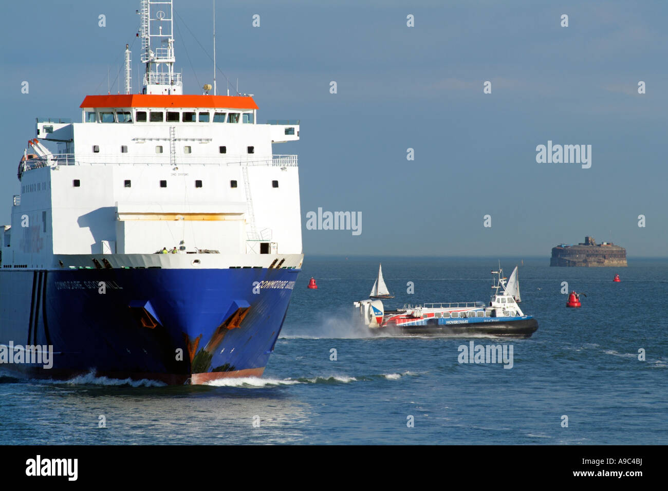 Commodore Goodwill roro ferry Condor Ferries fleet The Solent England ...