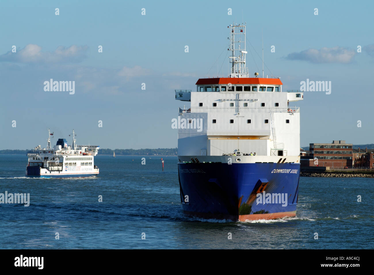 Commodore Goodwill roro ferry Condor Ferries fleet The Solent England ...