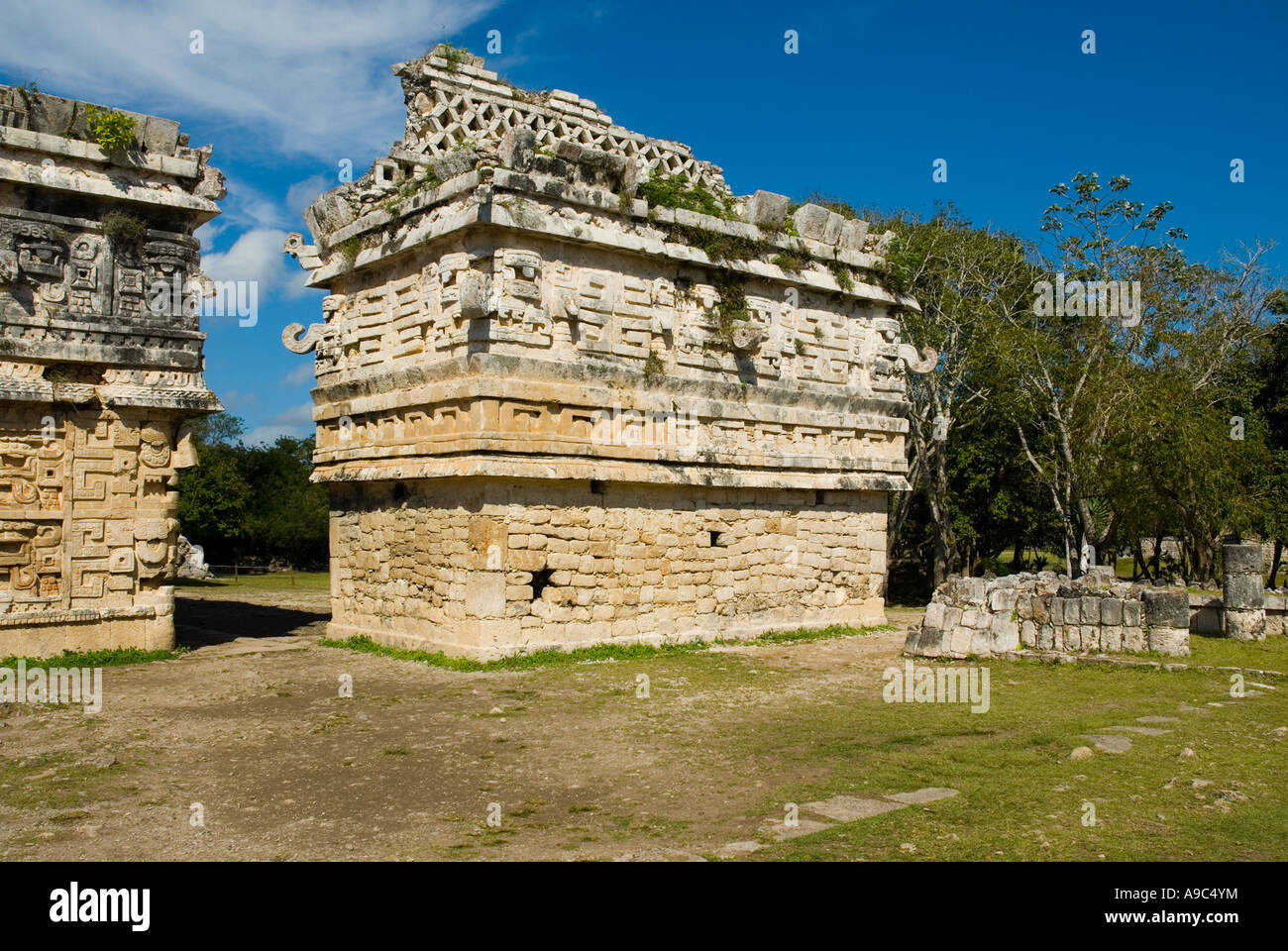 The church in Chichen Itza Yucatan Mexico Stock Photo - Alamy