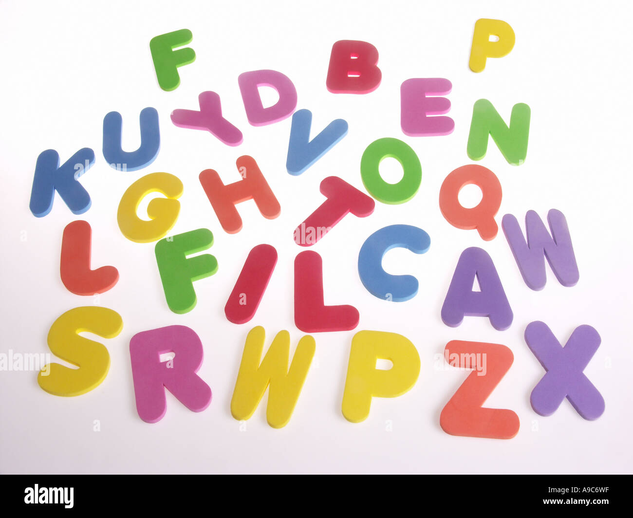 Letters alphabet colors colours hi-res stock photography and images - Alamy