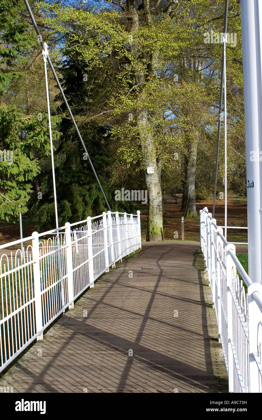 Ness Islands Footbridge, Inverness Stock Photo - Alamy
