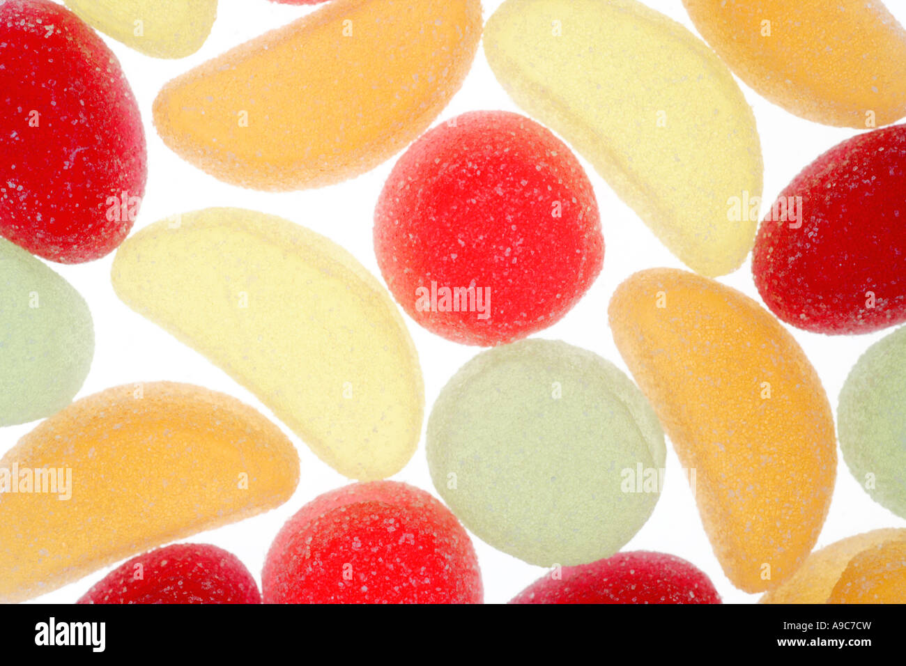 Fruit Shaped Candy Stock Photo - Alamy