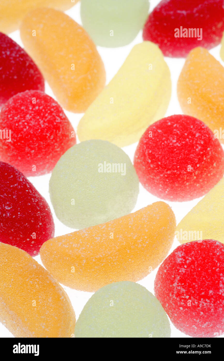 Fruit Shaped Candy Stock Photo - Alamy