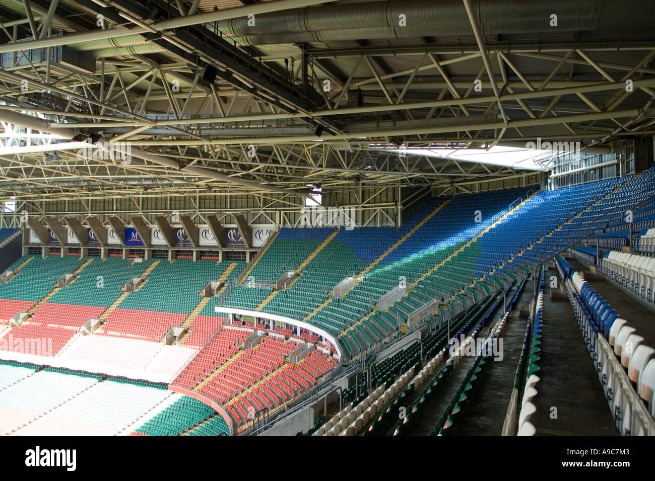 Millennium Stadium seats Stock Photo - Alamy