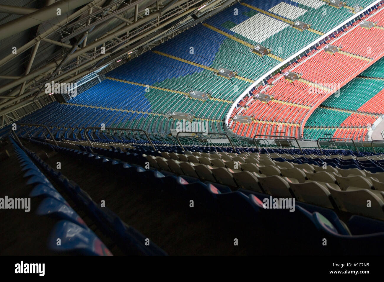 Millennium Stadium seats Stock Photo - Alamy