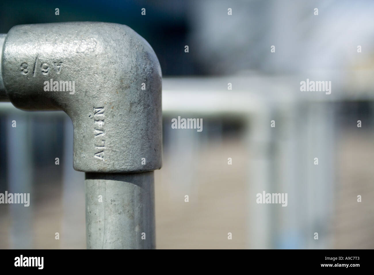 Crowd control railing hi-res stock photography and images - Alamy