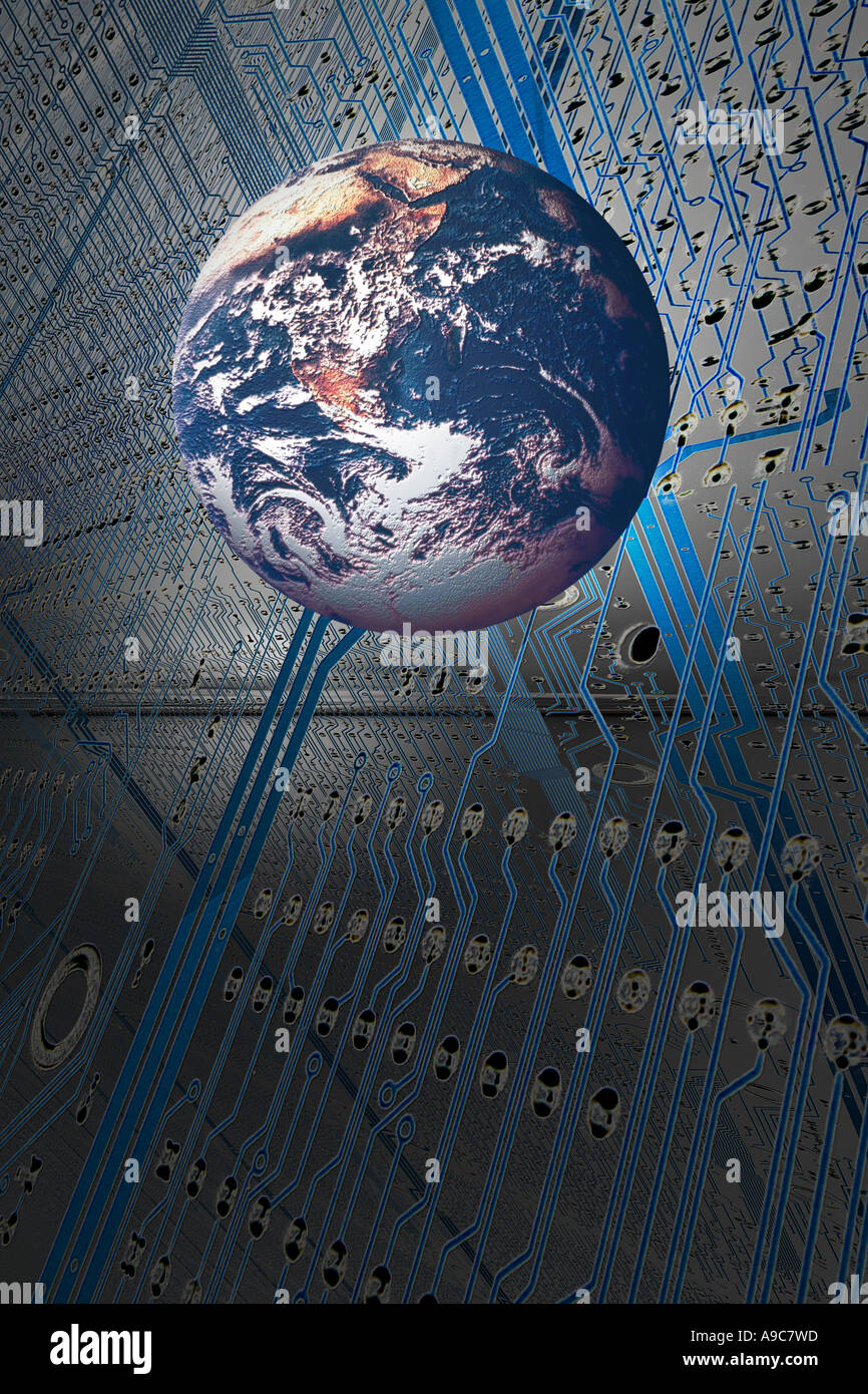 Global circuits hi-res stock photography and images - Alamy