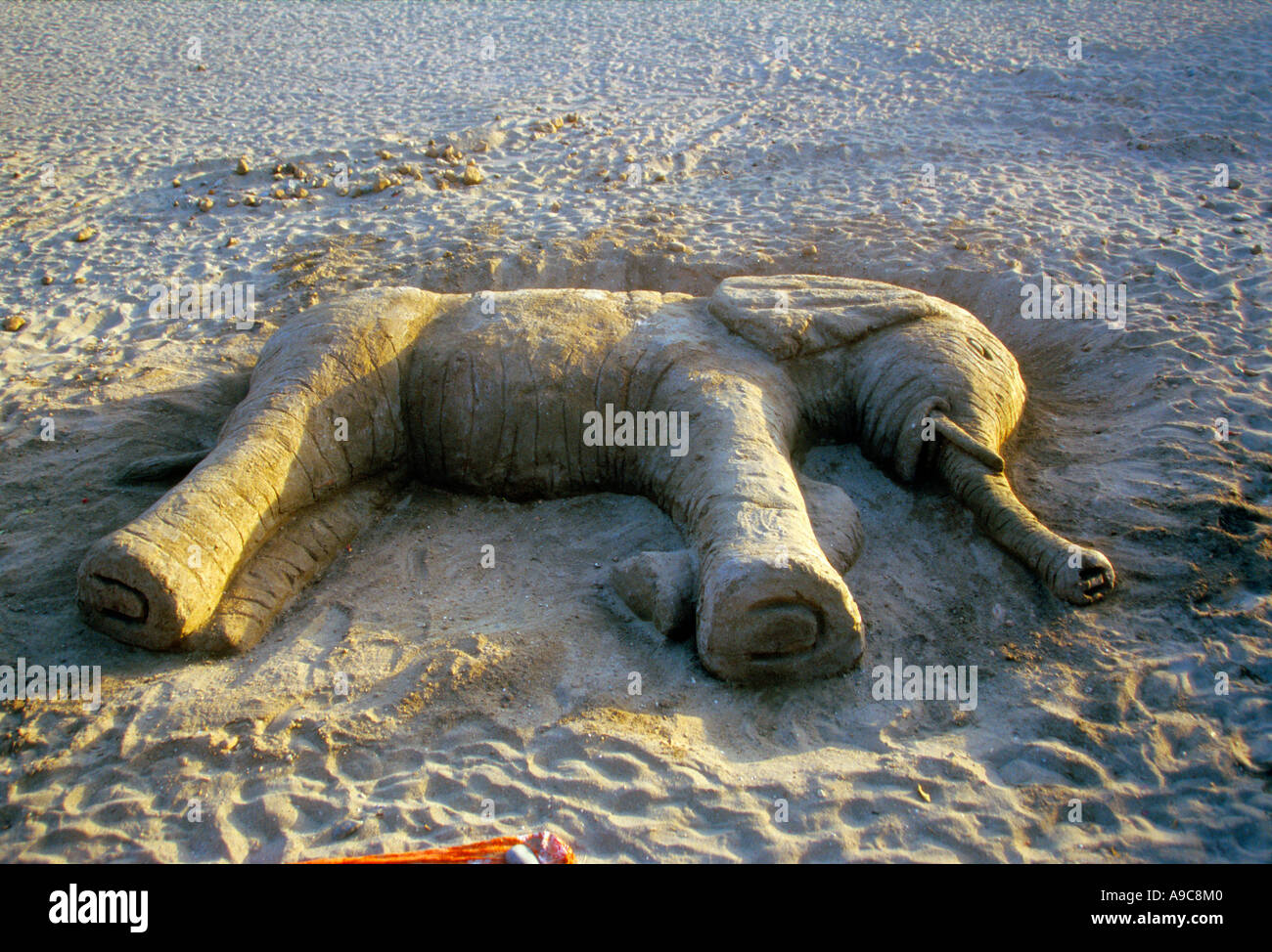 Sand elephant sculpture hi-res stock photography and images - Alamy