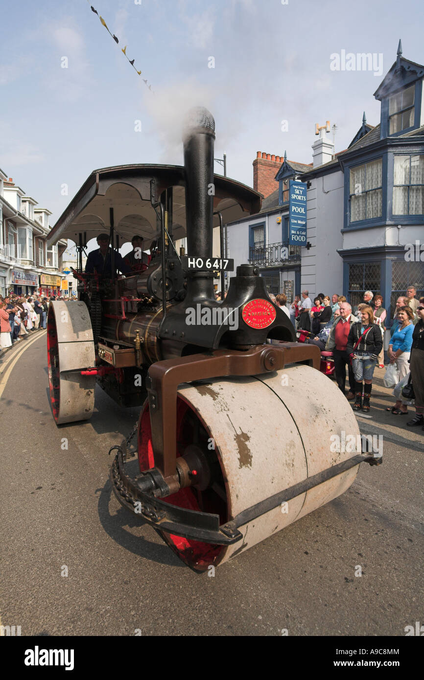 Trevithick Day Steam locomotive traction engine Stock Photo - Alamy