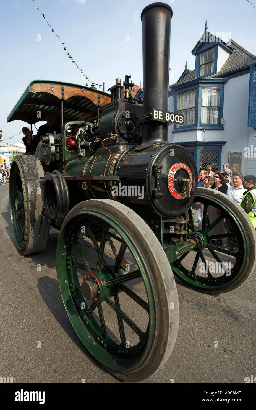 Trevithick Day Steam locomotive traction engine Stock Photo - Alamy
