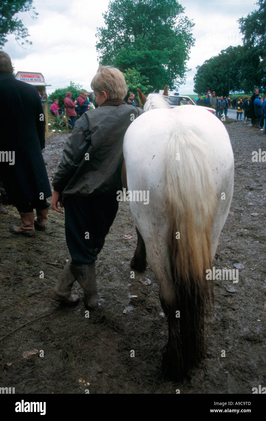 Appleby gypsy horse fair England Stock Photo - Alamy
