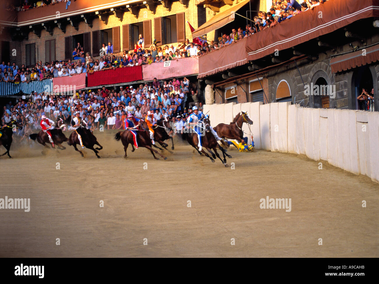 Italy siena tuscany horse racing jockey hi-res stock photography and ...