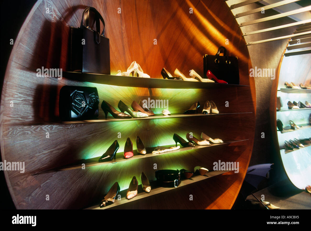 Trendy Ginza shoes shop Tokyo Japan Stock Photo - Alamy