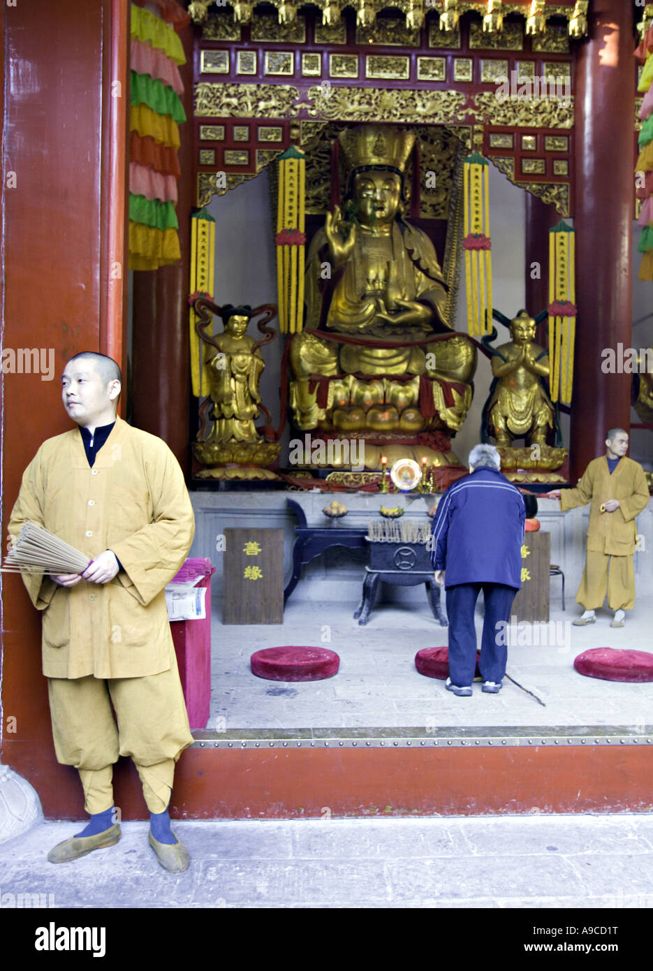 CHINA BEIJING A Chinese Buddhist monk who is a member of the Tibetan ...