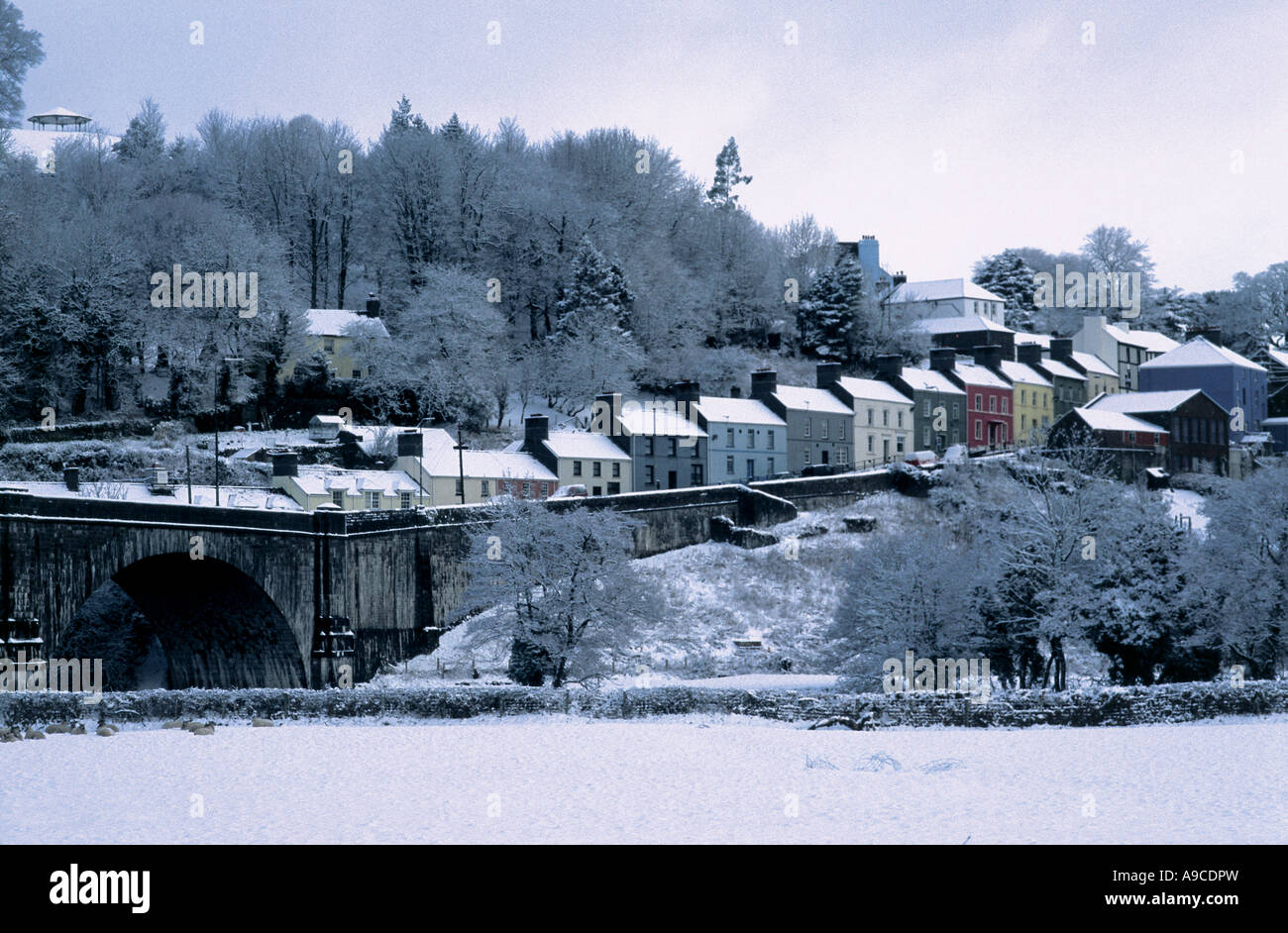 Bridge over towy hi-res stock photography and images - Alamy