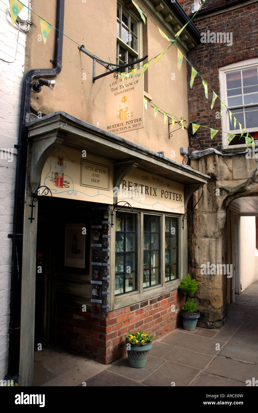 Beatrix Potter shop, Gloucester, Gloucestershire, England, UK Stock ...