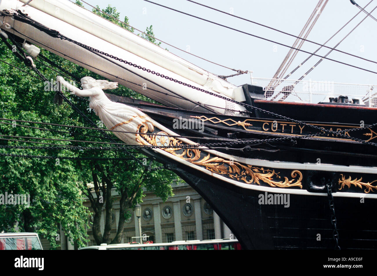 Cutty Sark Tea clipper Greenwich London England Stock Photo - Alamy