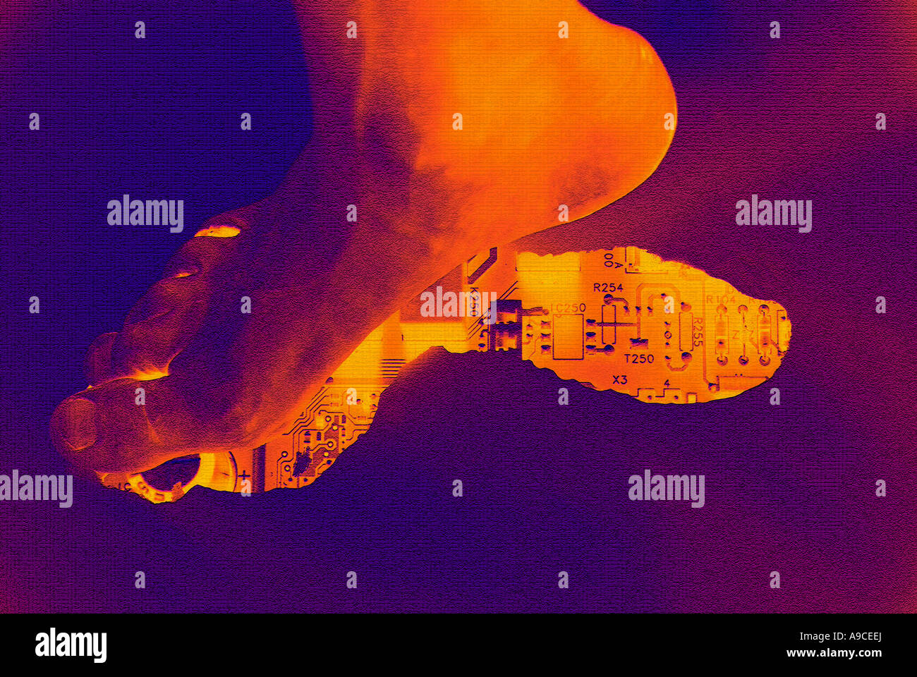 Electronic footprint hi-res stock photography and images - Alamy