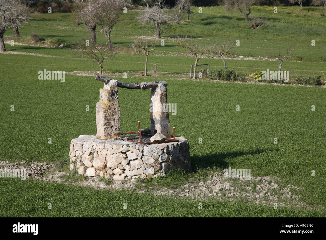 Well in field hi-res stock photography and images - Alamy