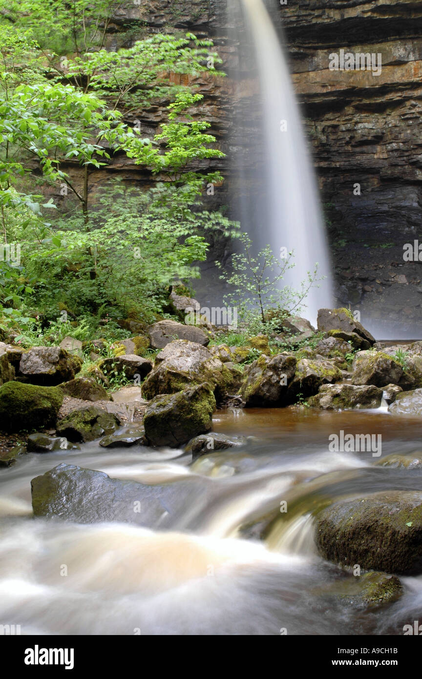 Beautiful Waterfall Scenic Stock Photo - Alamy