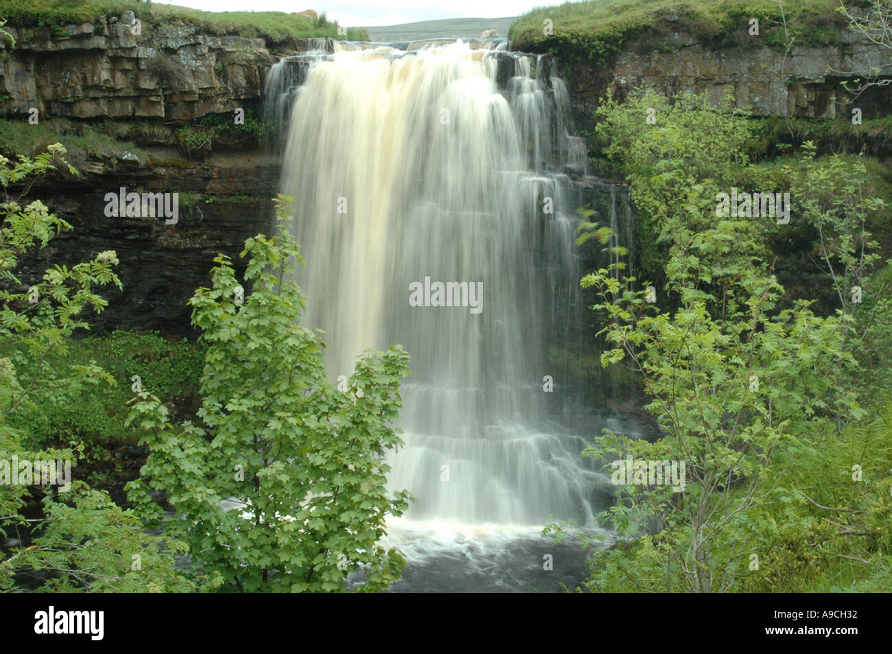 Hell Gill Waterfall Stock Photo - Alamy