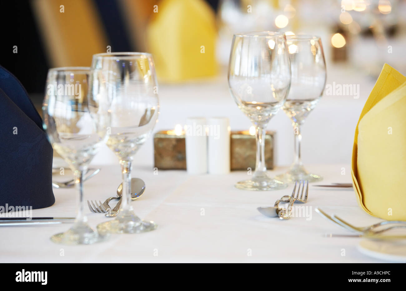 The Liner Hotel restaurant tables Stock Photo - Alamy