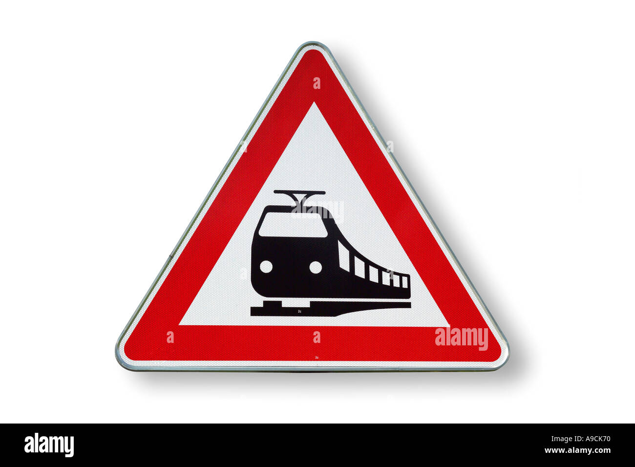 railroad crossing sign Stock Photo - Alamy