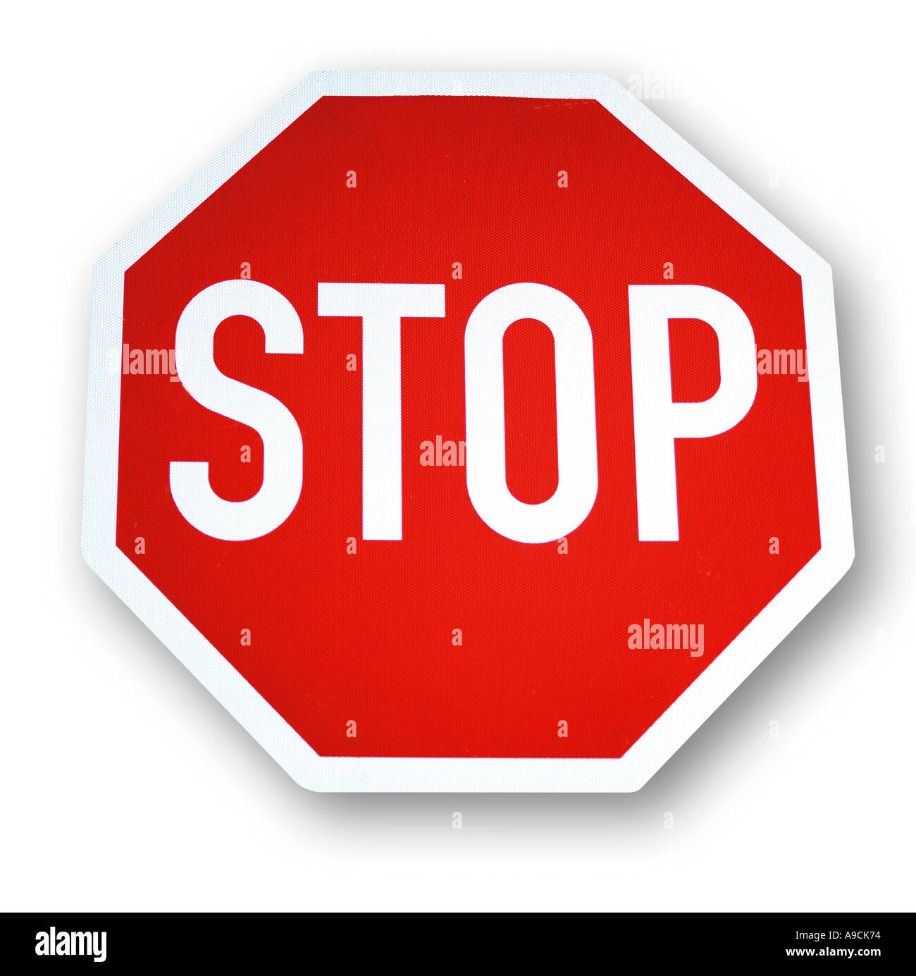 Stop sign one way signs Cut Out Stock Images & Pictures - Alamy
